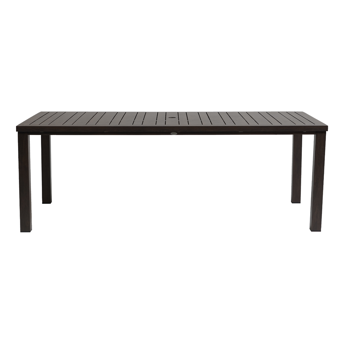 Canbria 84″ X 44″Rectangular Dining Table With Umbrella Hole | Light House Co.