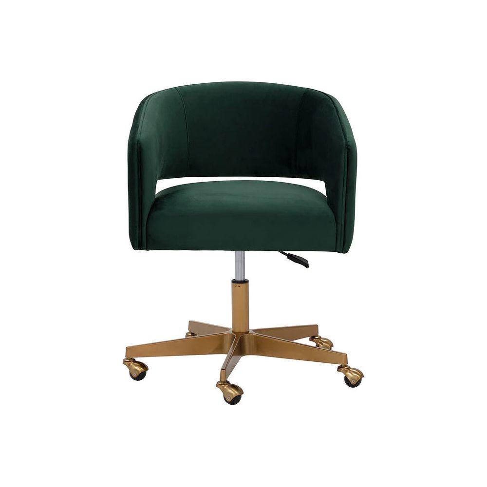 Claren Office Chair - Deep Green Sky | Light House Co.