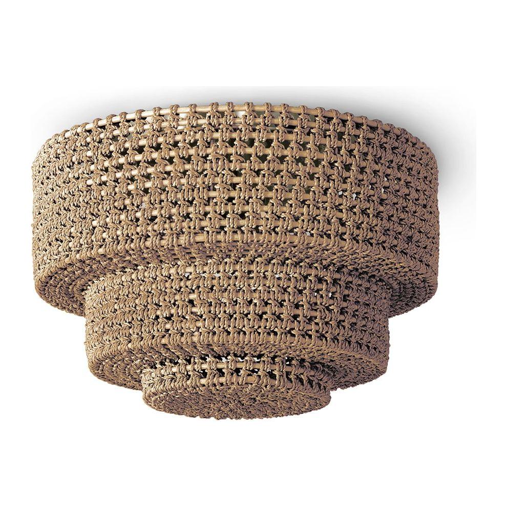 Veranda Flush Mount Natural Bronze | Light House Co.