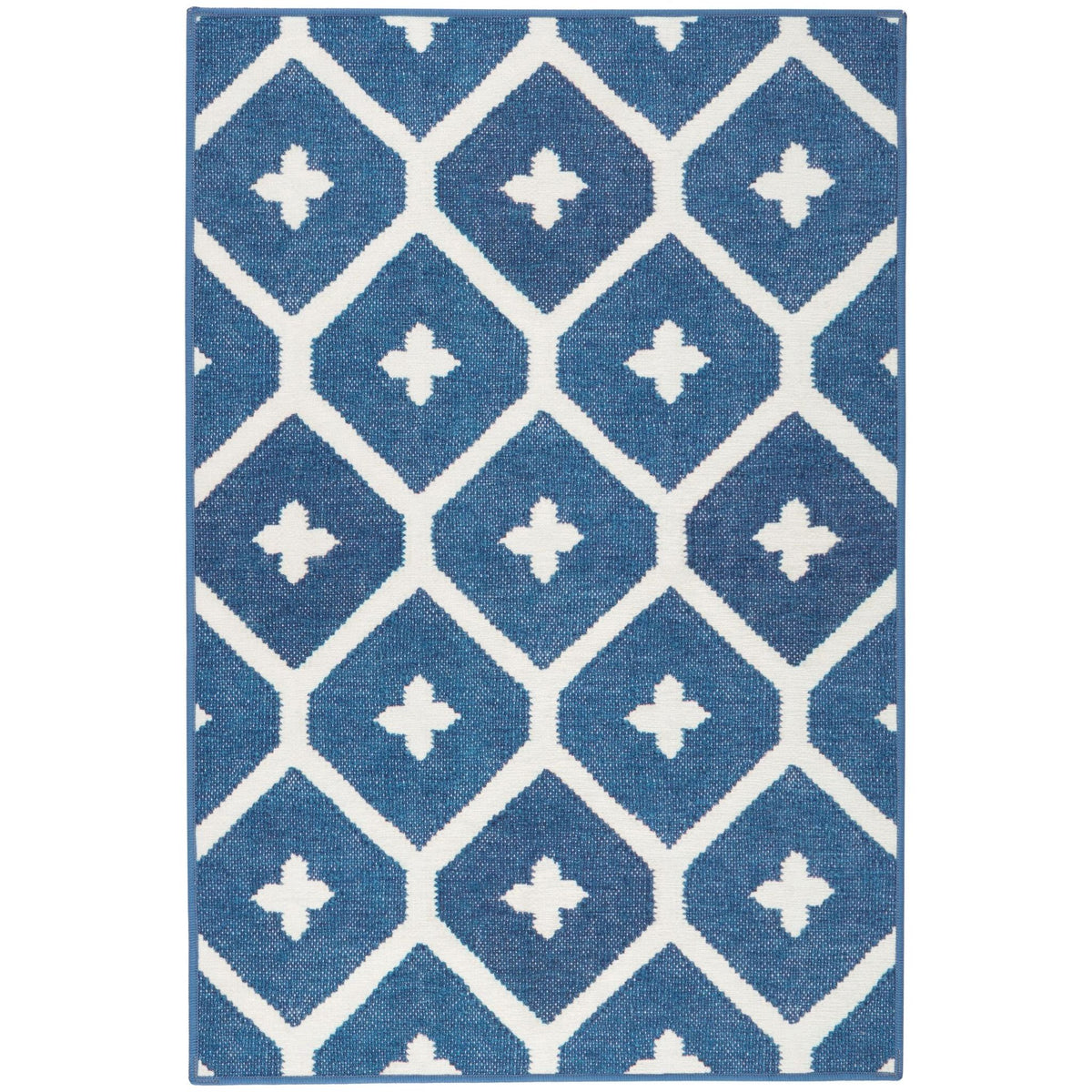 Elizabeth Navy Machine Washable Rug | Light House Co.