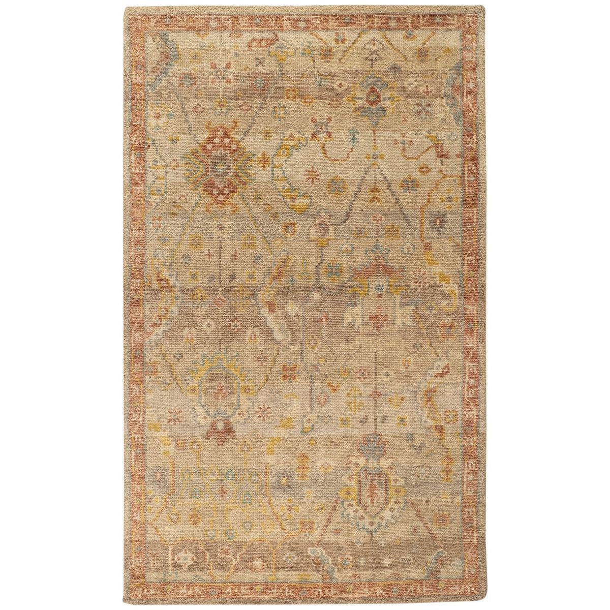 Nora Natural Hand Knotted Wool Rug | Light House Co.