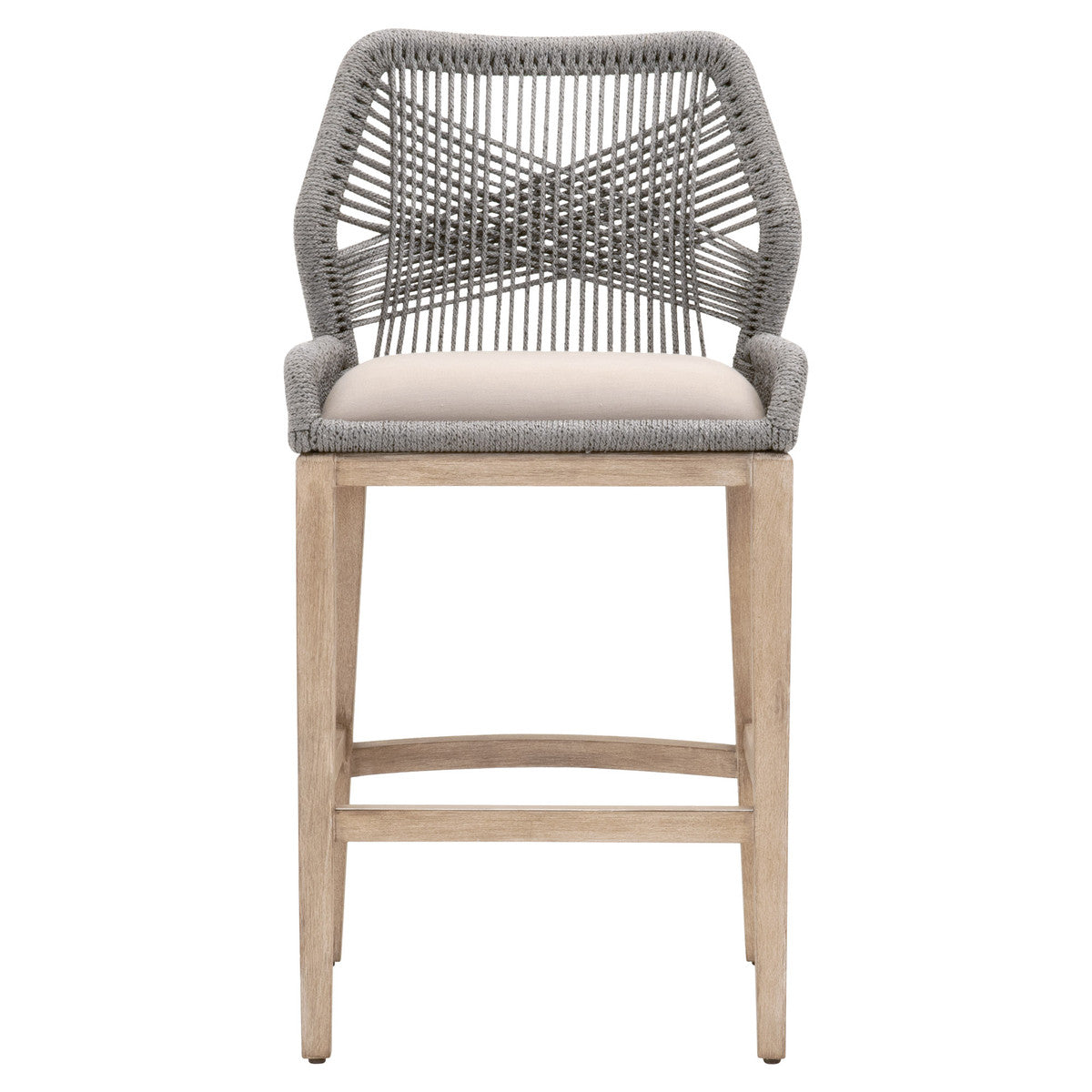 Loom Bar Stool - Sand Rope | Light House Co.