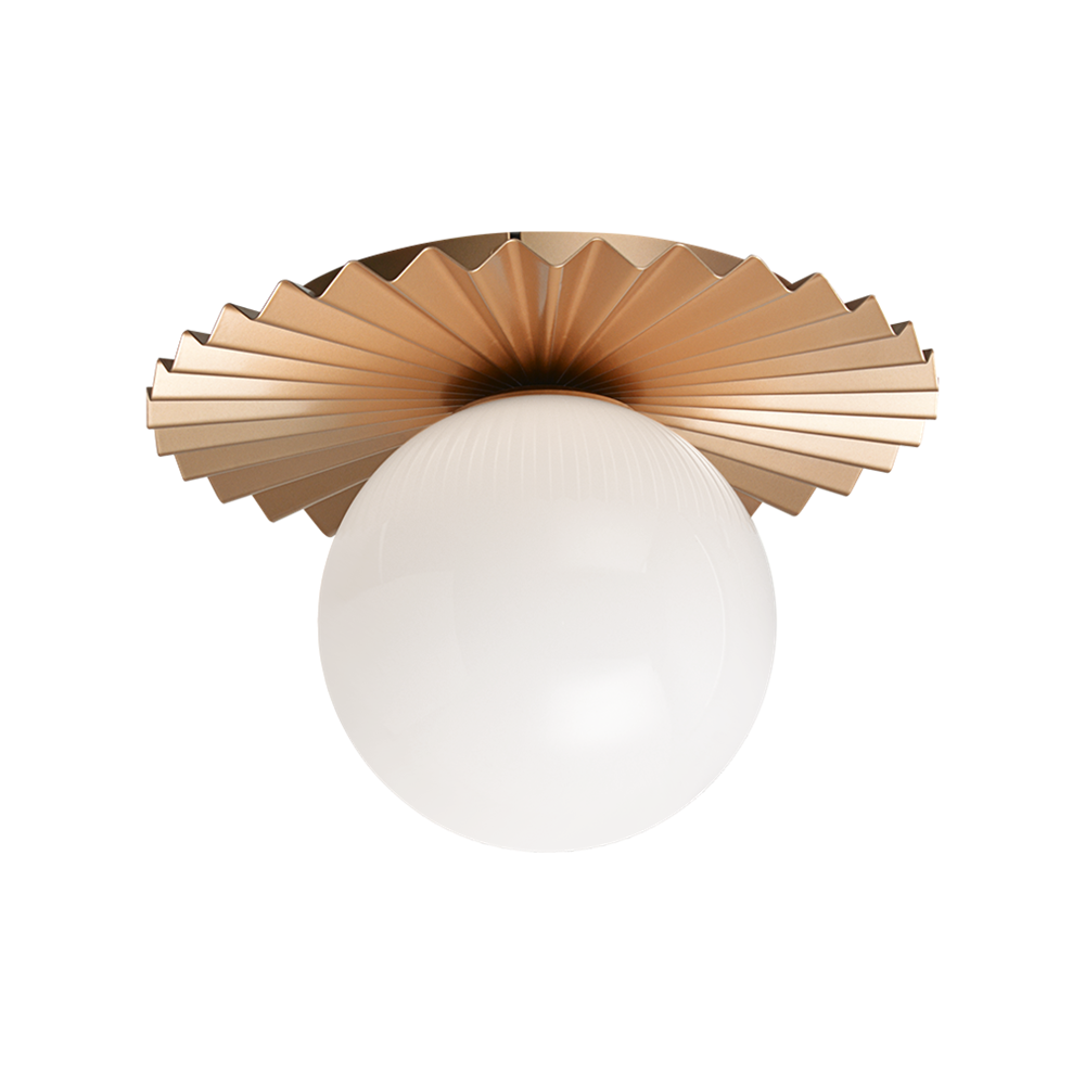 Modern Ruff Flush Mount/Wall Sconce | Light House Co.