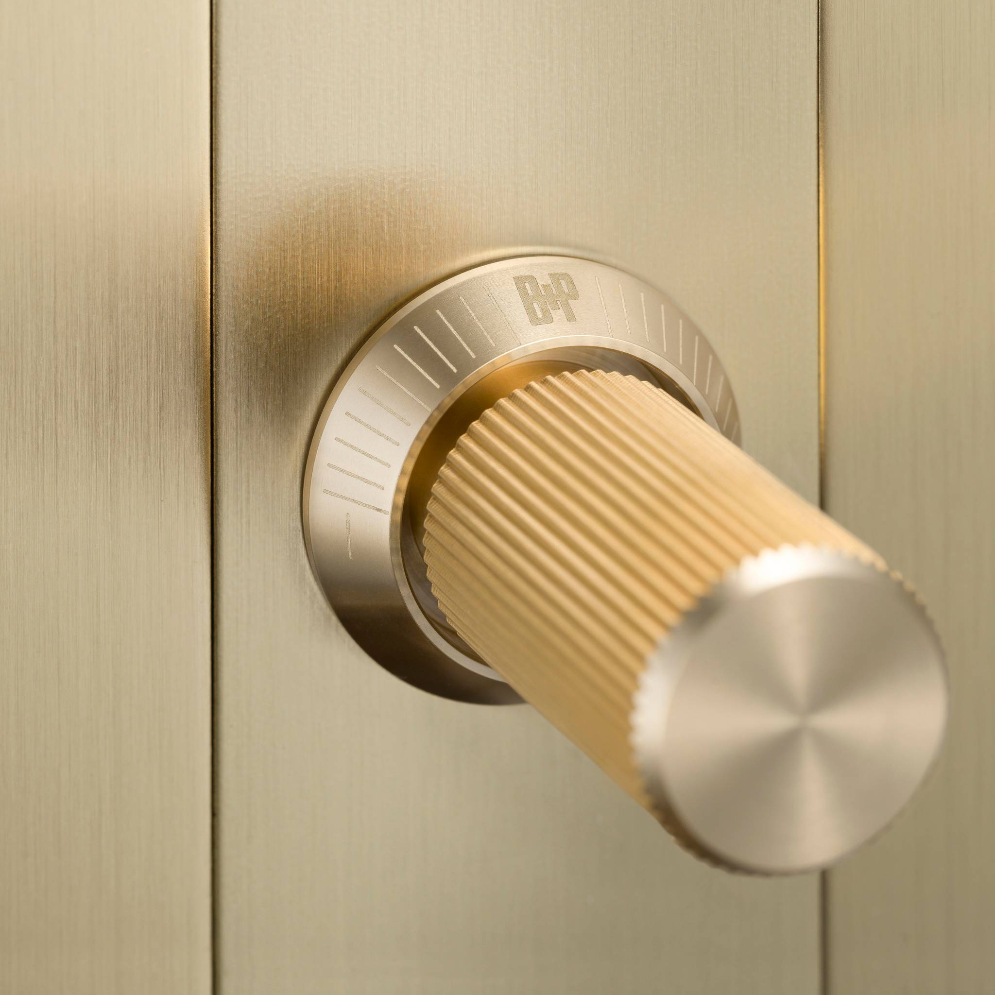 2G Dimmer / LED / Linear / With Logo / Brass | Light House Co.