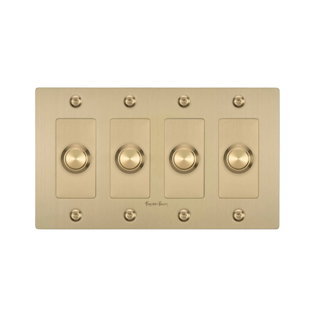 4G Dimmer / LED / Linear / With Logo / Brass | Light House Co.