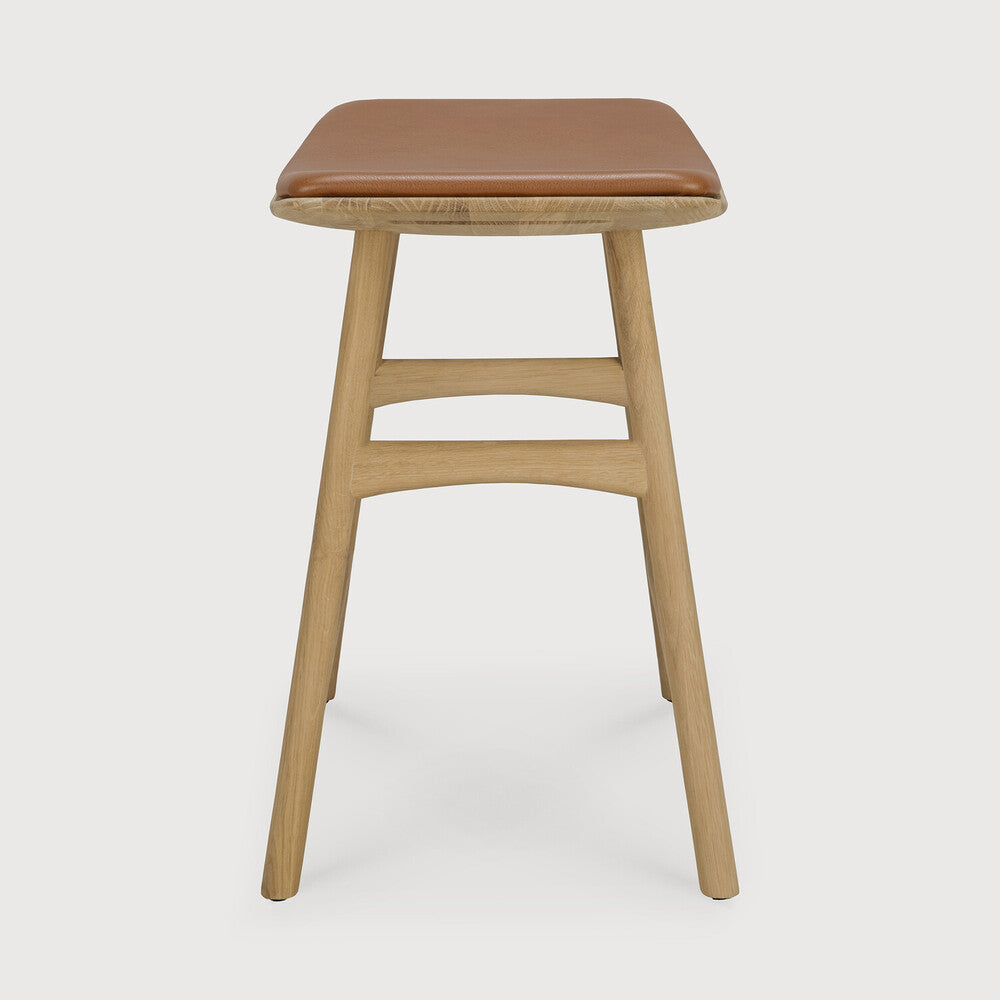 Osso Stool With Leather | Light House Co.