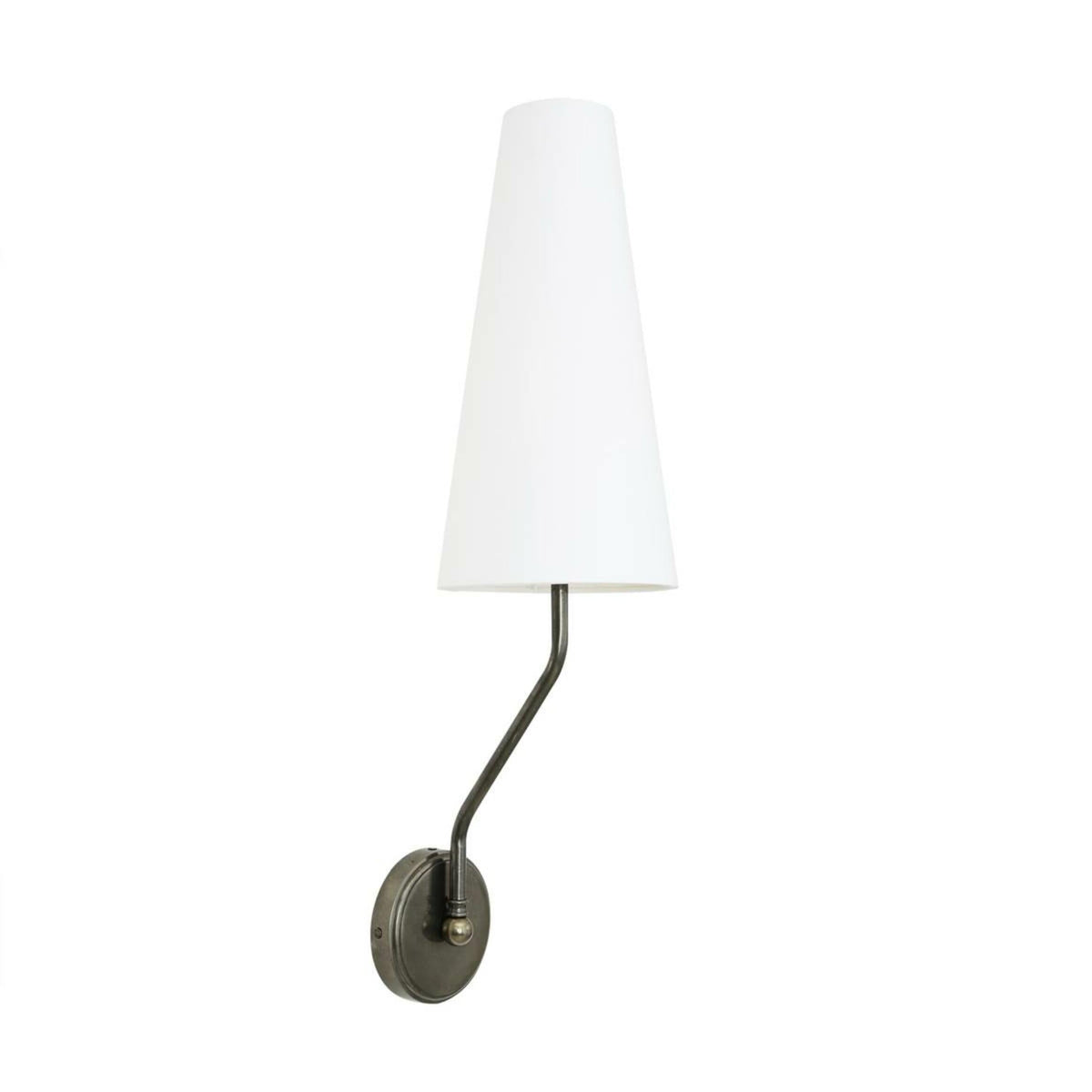 Rhyl Slender Wall Sconce with Tall Fabric Shade | Light House Co.